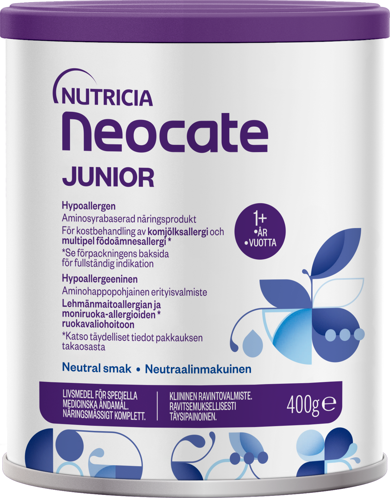 Neocate Junior hypoallergent kosttillägg - medicinsk nutrition - Nutricia